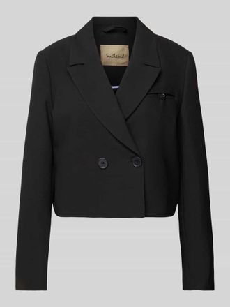 Smith & Soul Cropped Blazer mit Reverskragen