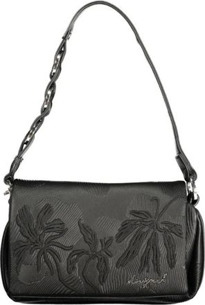 Desigual Umh&auml;ngetasche mit Blumenpr&auml;gung - - Bags - Damen - Schwarzk - ONE SIZE