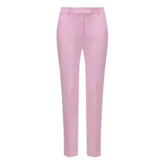 Max Mara Rosa Straight Leg Hose - - Trousers - Damen - Rosa - XS