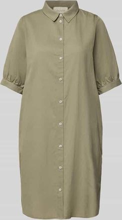 Juvia Relaxed Fit Hemdkleid im Halbarm-Design