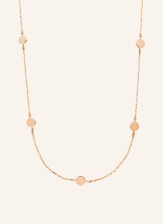 Leaf Halskette Mini Plates Aus 14 Karat Gelbgold rosegold