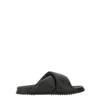 Rick Owens Ledersandalen - - Shoes - Damen - Schwarzk - 40 EU