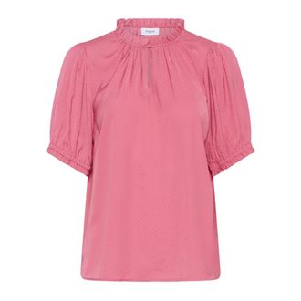 Saint Tropez Fruit Dove Bluse mit R&uuml;schen-Detail - - Blouses & Shirts - Damen - Rosa - M