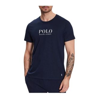 Ralph Lauren Homme, Tops, Bleu, Taille: M T-shirt ras du cou classique
