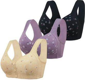 Generic D&eacute;bardeur rembourr&eacute; qui ne laisse pas de traces sur le dos, soul&egrave;ve les seins, sous-v&ecirc;tements fronc&eacute;s, doux, doux pour la peau, boucle ouverte &agrave; lavan
