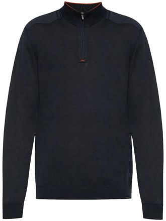 Paul & Shark pull en maille - Bleu