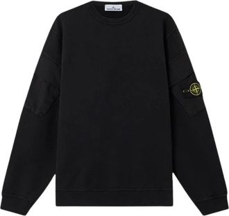 Stone Island Herren, Sweatshirts & Hoodies, Schwarzk, 2XLGr&ouml;&szlig;e