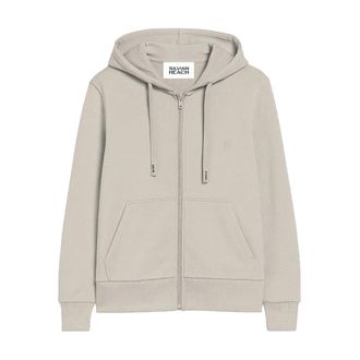 Silvian Heach Femme, Sweatshirts et sweats &agrave; capuche, Beige, Taille: 40 FR SweaT-shirt zipp&eacute; &agrave; capuche