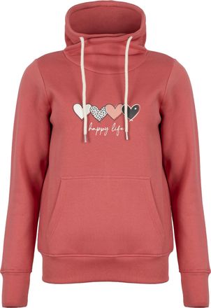 Roadsign Damen Sweatshirt Tube mit positiver Botschaft f&uuml;r entspannte Freizeitlooks rot, XL