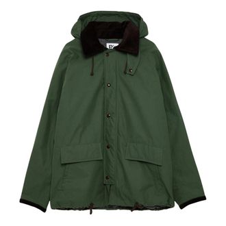 President's High Groove Wachs Popeline Jacke - - Jackets - Herren - Gr&uuml;n - L