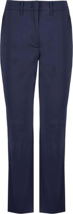 Bomboogie Femme, Pantalons, Bleu, Taille: 42 FR Pantalon Chino en M&eacute;lange de Coton
