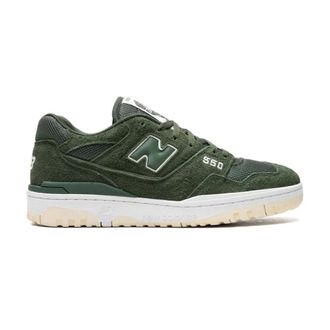 New Balance Homme, Chaussures, Vert, Taille: 42 1/2 EU 550 Suede Low Top Baskets