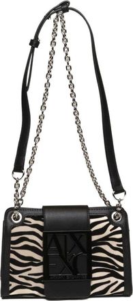 A|X Armani Exchange Sac bandouli&egrave;re &agrave; motif z&eacute;br&eacute; - Femme - Sacs - Multicolore - Taille: ONE Size