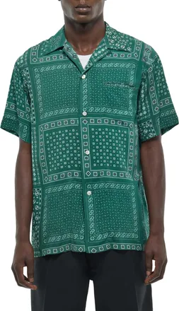 Fursac Chemisette hawa&iuml;enne &agrave; motif bandana - Taille XXL - Homme