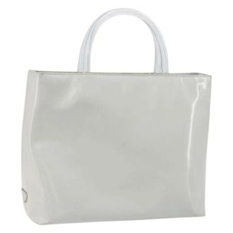 Prada Pre-owned Vintage Handtasche aus Lackleder - - Pre-owned - Damen - Grau - ONE SIZE