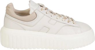 Hogan Femme, Chaussures, Beige, Taille: 36 1/2 EU H-Stripes Baskets