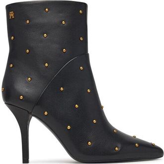 Tommy Hilfiger Stiefeletten High Heel Ankle Boot With Studs FW0FW09558 Schwarz