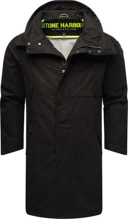 Stone Harbor leichte Herrenjacke Yaroon aus Baumwolle & mit langem Schnitt