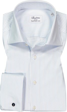 Stenströms Herren Hemd blau gestreift