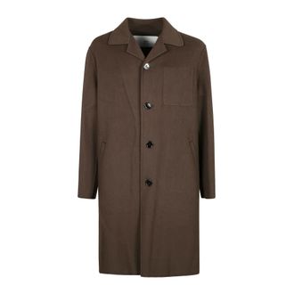 Ami Herren, Mäntel, Braun, LGröße