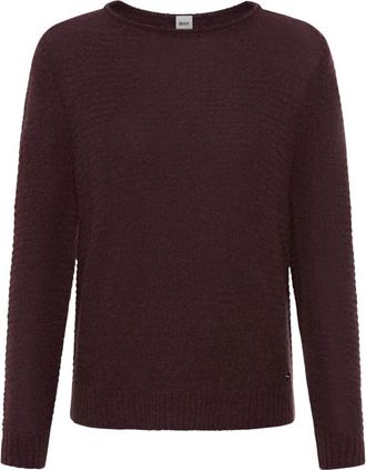 Brax Lesley Rundhals-Strickpullover - - Knitwear - Damen - Braun - XL