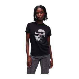 Karl Lagerfeld T-Chemises - Femme - Tops - Noir - Taille: 36 FR