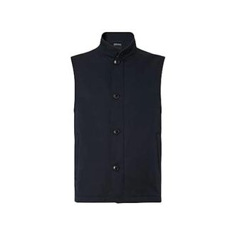 Ermenegildo Zegna Microfiber Motorin 50cc Weste - - Jackets - Herren - Blau - M