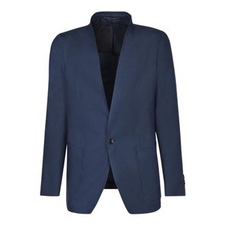 Tagliatore Herrenbekleidung Blazer Blau Ss25 - - Jackets - Herren - Blau - L