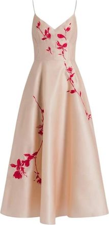 Alberta Ferretti Femme, Robes, Rose, Taille: 36 FR Silk Organza Dress