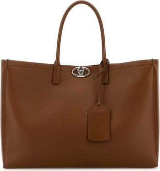 Valentino Garavani Homme, Sacs, Brun, Taille: ONE Size VLogo Shopping Bag