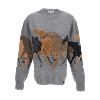 Stella McCartney Damen, Strickwaren, Grau, SGr&ouml;&szlig;e