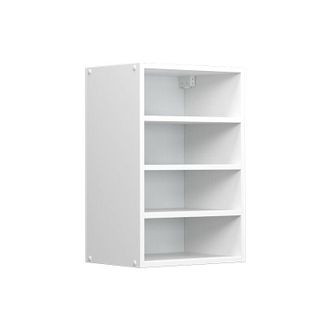 Vicco Armoire suspendue universelle R-Line, Blanc, 40 cm avec &eacute;tag&egrave;res ouvertes, Vicco