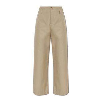 Alexander McQueen Baumwollhose mit geradem Beinschnitt - - Trousers - Herren - Beige - S