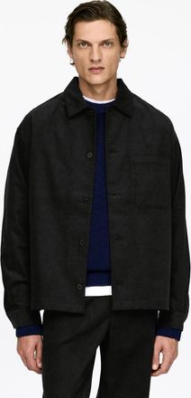 Arket Overshirt Aus Cord -Schwarz