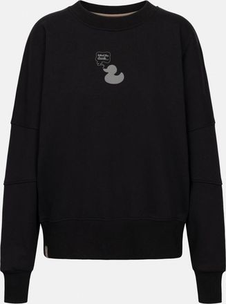 Derbe Derbe Sweatshirt What The Duck Damen Crewneck Schwarz GOT