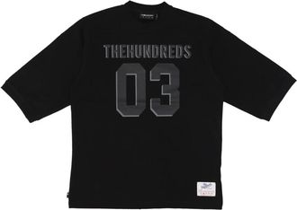 The Hundreds Homme, Tops, Noir, Taille: L Blitz 3/4 Sleeve Tee