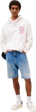Tommy Jeans Jeans Kapuzenpullover f&uuml;r Herren, Baumwolle (Ecru)