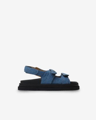 Isabel Marant Sandales Madee - Femme - Bleu Clair - Taille39 - Isabel Marant