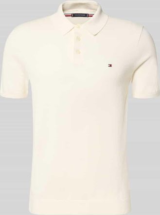 Tommy Hilfiger Regular Fit Strick-Poloshirt aus reiner Baumwolle