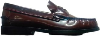 Tommy Hilfiger Femme, Chaussures, Brun, Taille: 39 EU Mocassins Vernis Coussin&eacute;s