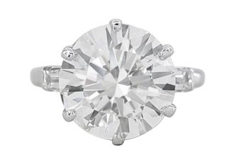 Verde 4.5ct IGI Certified Lab-grown Round Cut Diamond Ring