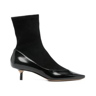 Jacquemus Tourni Stiefeletten mit spitzer Zehenpartie - - Shoes - Damen - Schwarzk - 36 EU