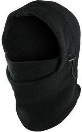 Generic Lot de 6 masques de ski pour lhiver - Capuche chaude - Bonnet visage en 1 casquette de baseball - Pompon pour casquettes - Rouge, Noir, taille unique