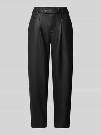 Buena Vista Regular Fit Barrel Leg Hose in Leder-Optik