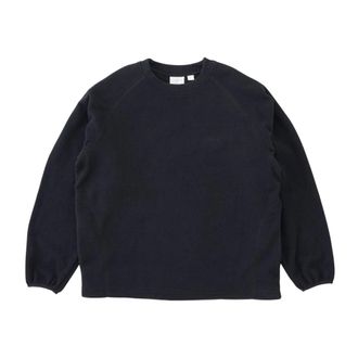 Gramicci Homme, Sweatshirts et sweats à capuche, Noir, Taille: S SweaT-shirt Thermal Fleece Crew