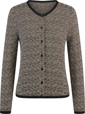 Fadenmeister Berlin Strickjacke Rundhals-&shy;Ausschnitt Fadenmeister Berlin schwarz