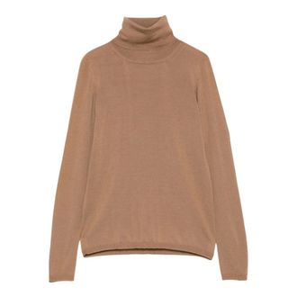 Max Mara Mxmsaluto Col roul&eacute; - Femme - Pulls - Beige - Taille: 40 FR