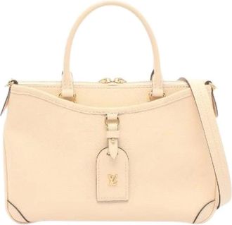 Louis Vuitton Sac &agrave; main Trianon PM Monogram Empreinte doccasion - Femme - Pre-owned - Beige - Taille: ONE Size