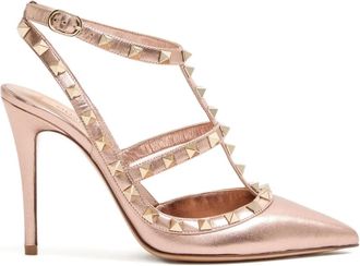Valentino Garavani escarpins Rockstud 10 mm en cuir - Rose