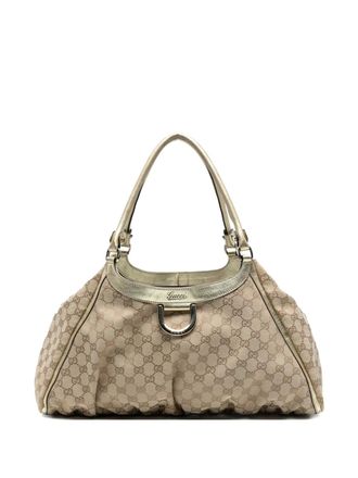 Gucci sac porté épaule Abbey D Ring (2016-2025) - Marron